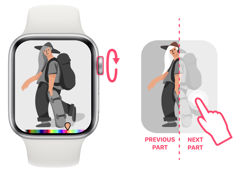 apple watch coloring pages